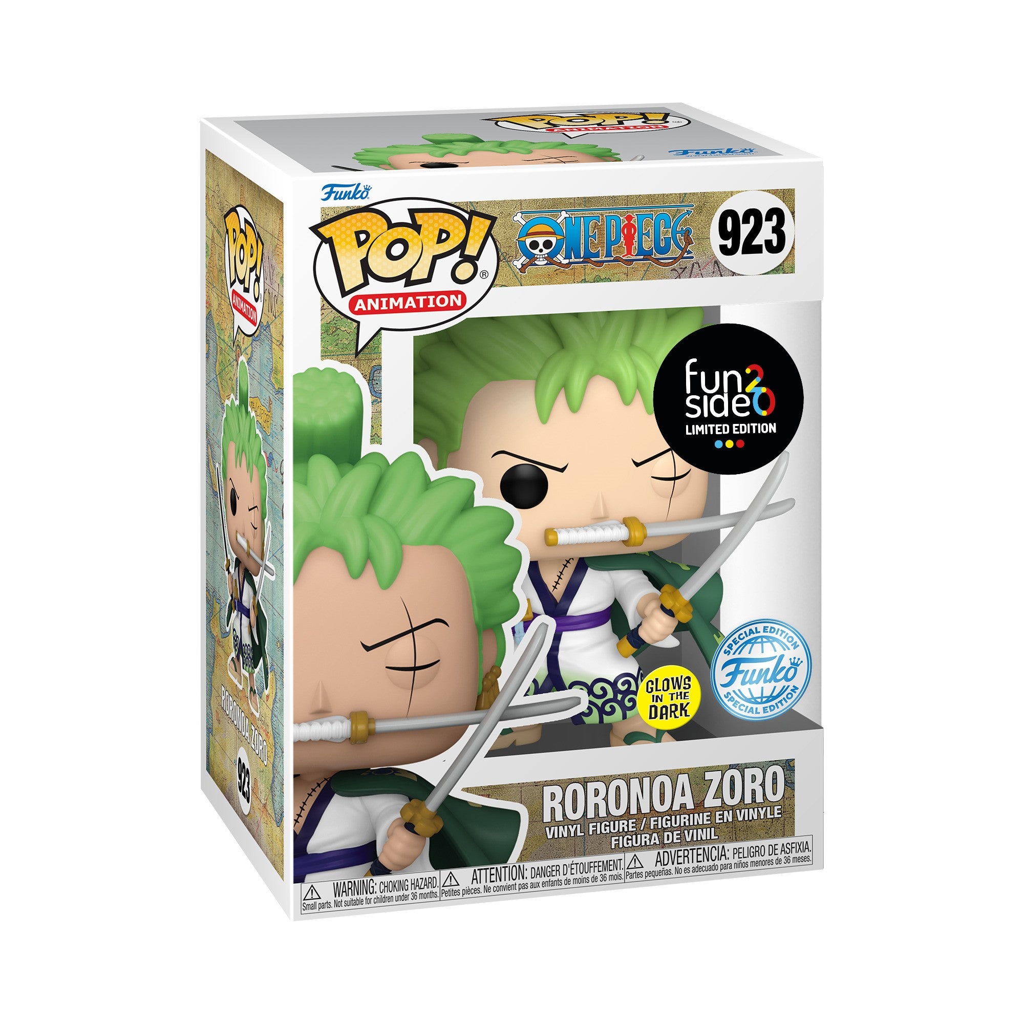 Roronoa Zoro - One Piece - Funko POP! 923 (Glow In The Dark) LCG24 Exc ...