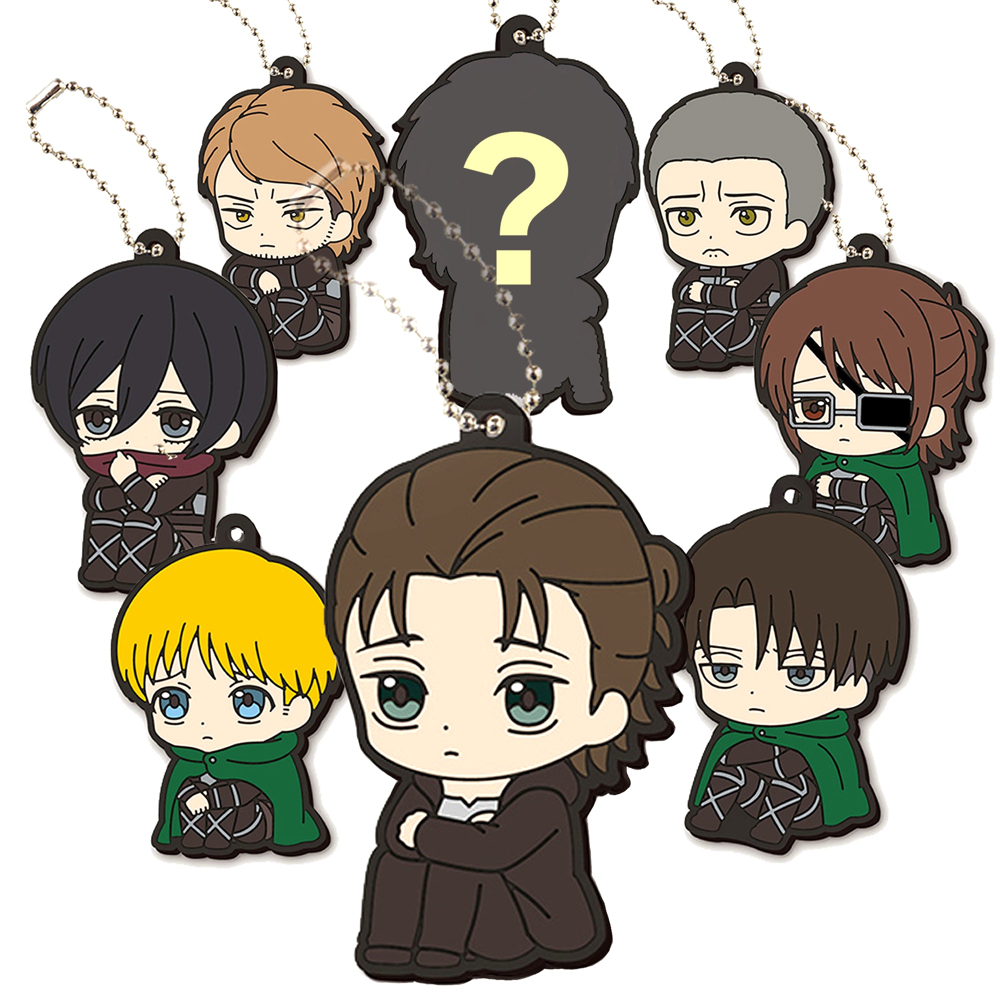 Attack On Titan - Gashapon Capsule Rubber Mascot Still Waiting For You ...